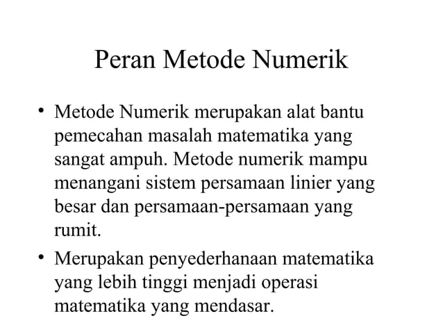 Met num1 pendahuluan-new | PPT