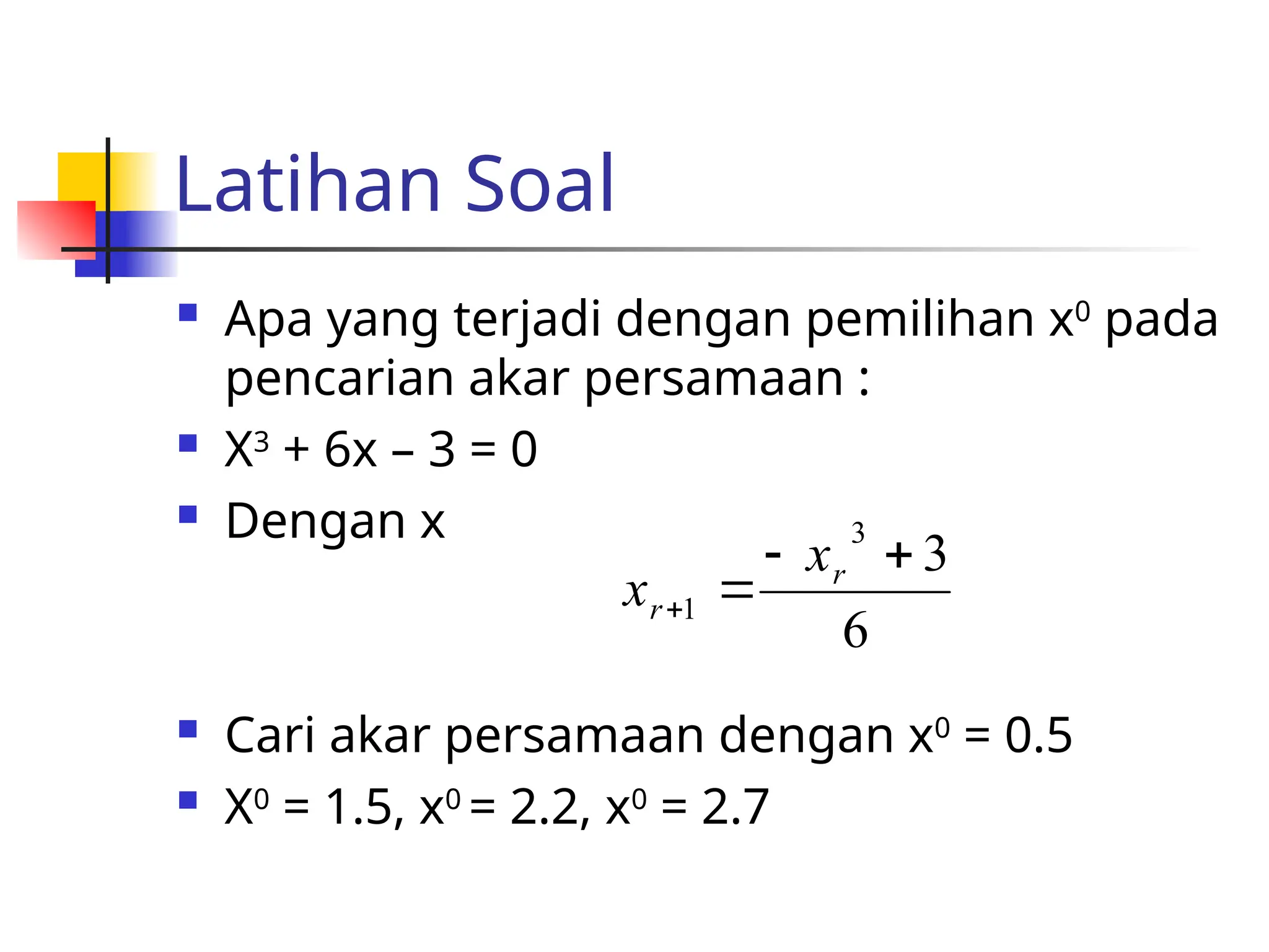 Metode Numerik Persamaan Non Linear Baru | PPT