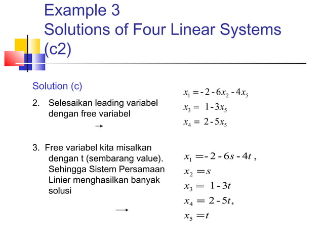 Metode Numerik Penyelesaian Persamaan Linier Simultan | PPT