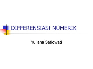 MetNum5-Differensiasi Numerik.ppt