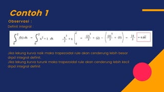 Metode Numerik : Trapezoidal Rule | PPTX