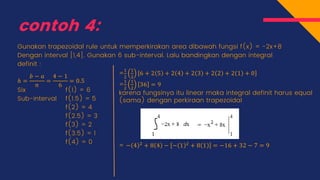 Metode Numerik : Trapezoidal Rule | PPTX
