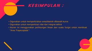Metode Numerik : Trapezoidal Rule | PPTX