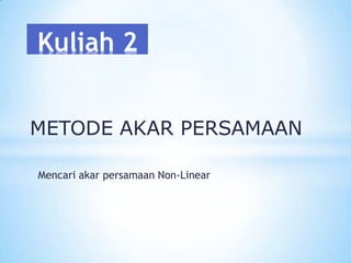 Metnum p 2 compressed | PPT