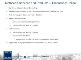 Introduction to Metocean: Quantifying the impact and effect of weather ...