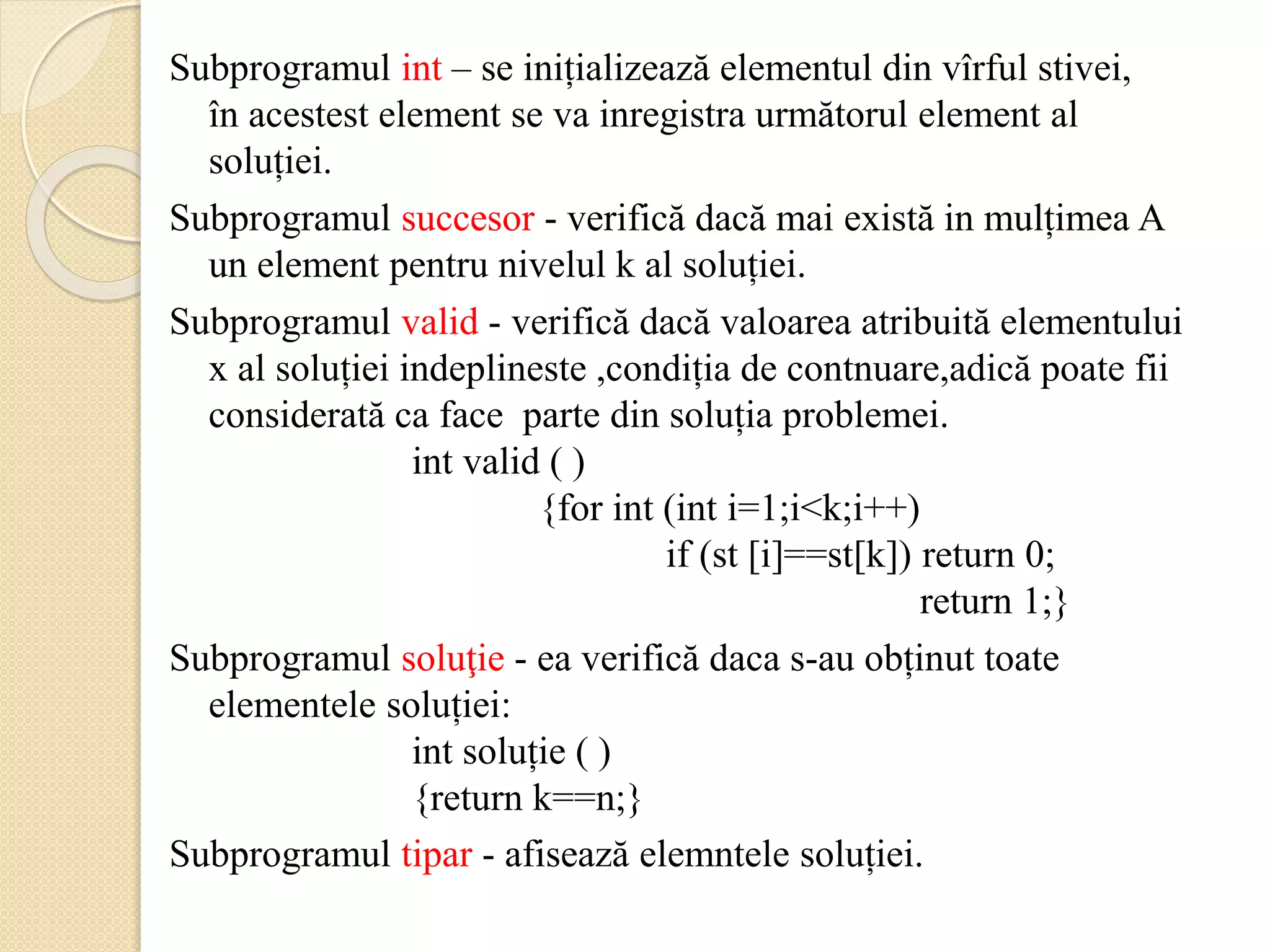 Metoda backtracking | PPTX
