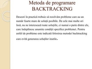 Metoda back | PPTX