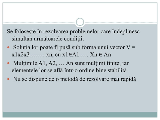 Metoda backtracking | PPTX