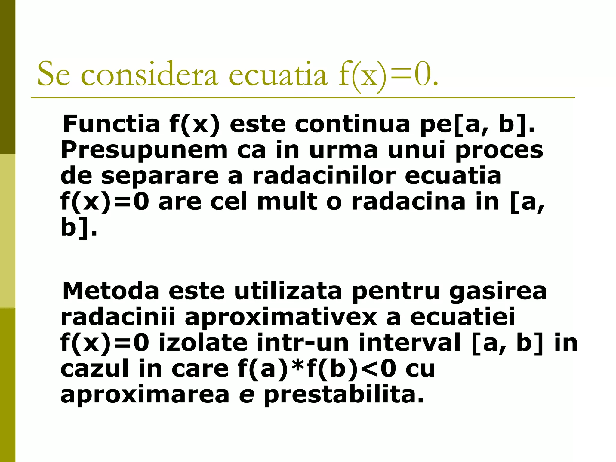 Metoda coardelor powerpoint | PPT