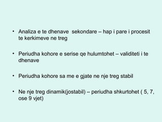 Metoda dhe burimet e te dhenave sekondare ii | PPT