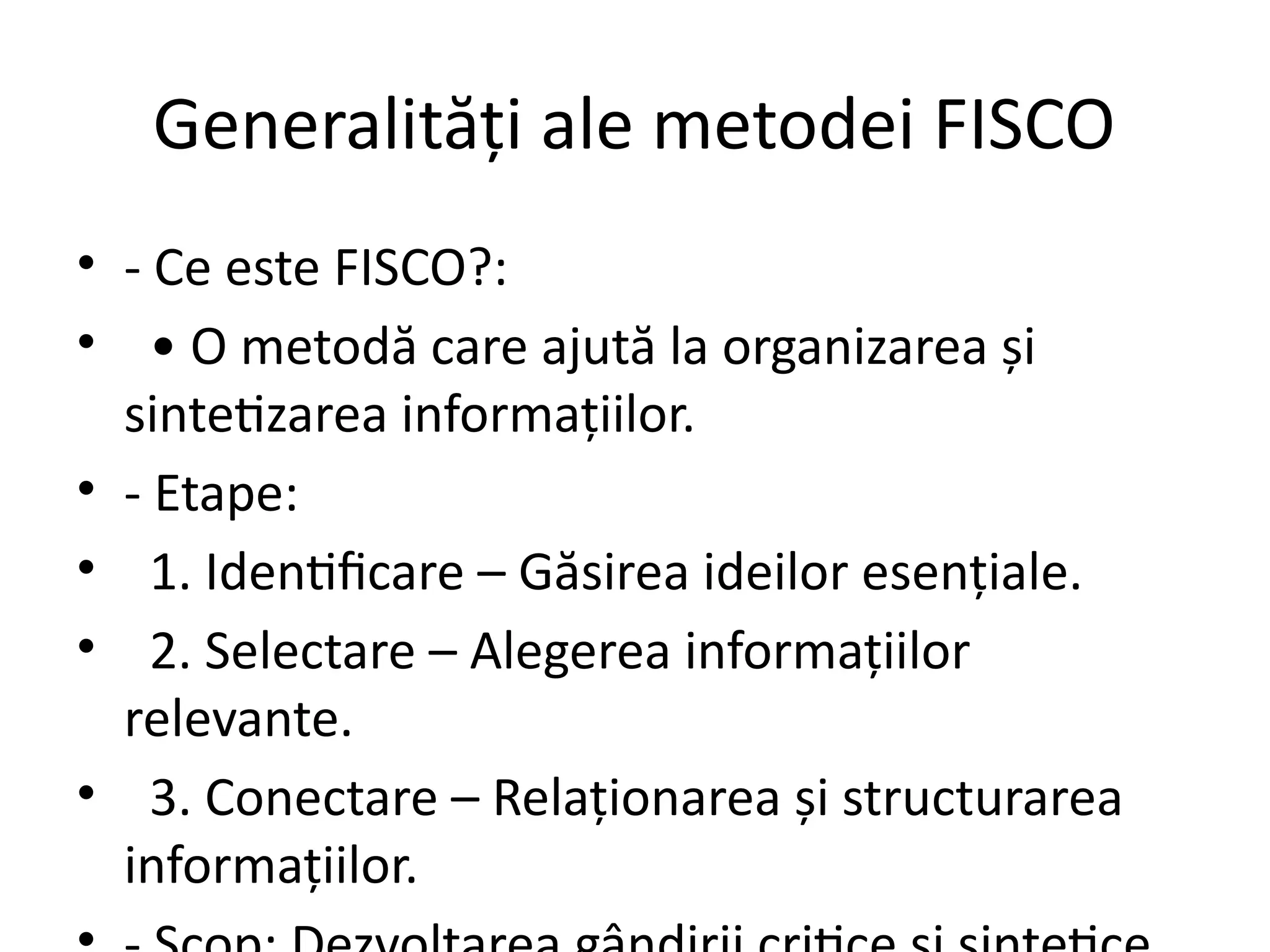 Metoda_FISCO_Prezentare.pptx fiscoooooooooooooooo | PPTX