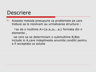 Metoda greedy.a | PPT