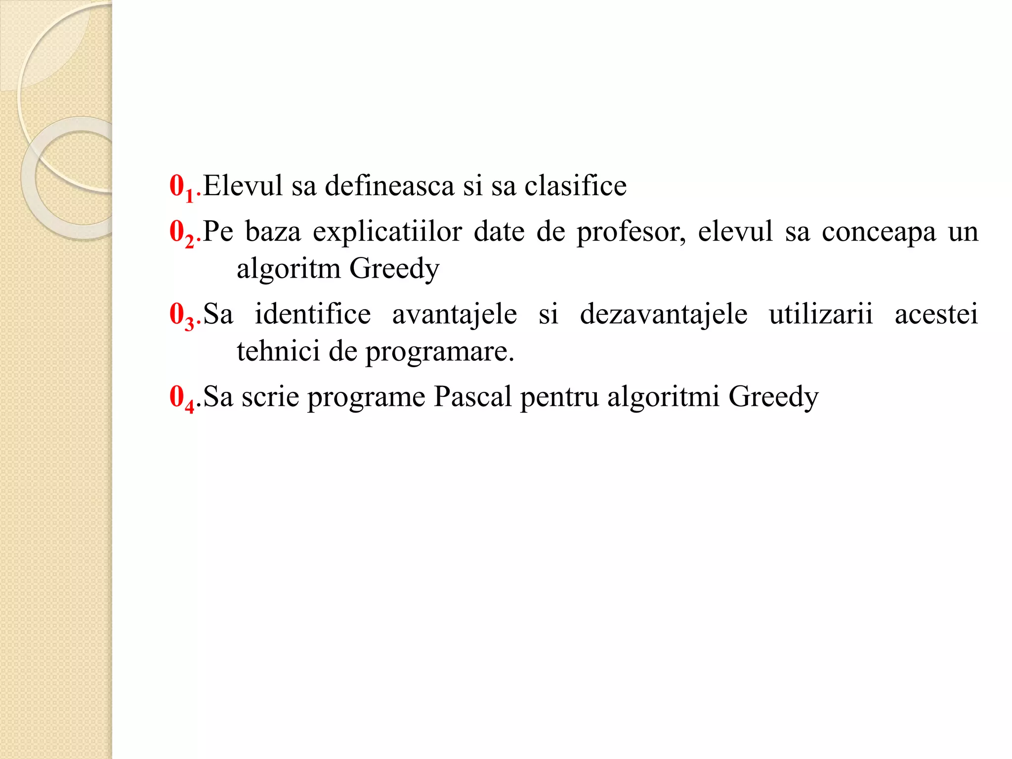 Metoda greedy | PPTX