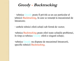 Metoda Greedy | PPT