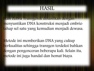 Metoda isolasi pcr ready genomik dna dari jaringan ikan | PPT