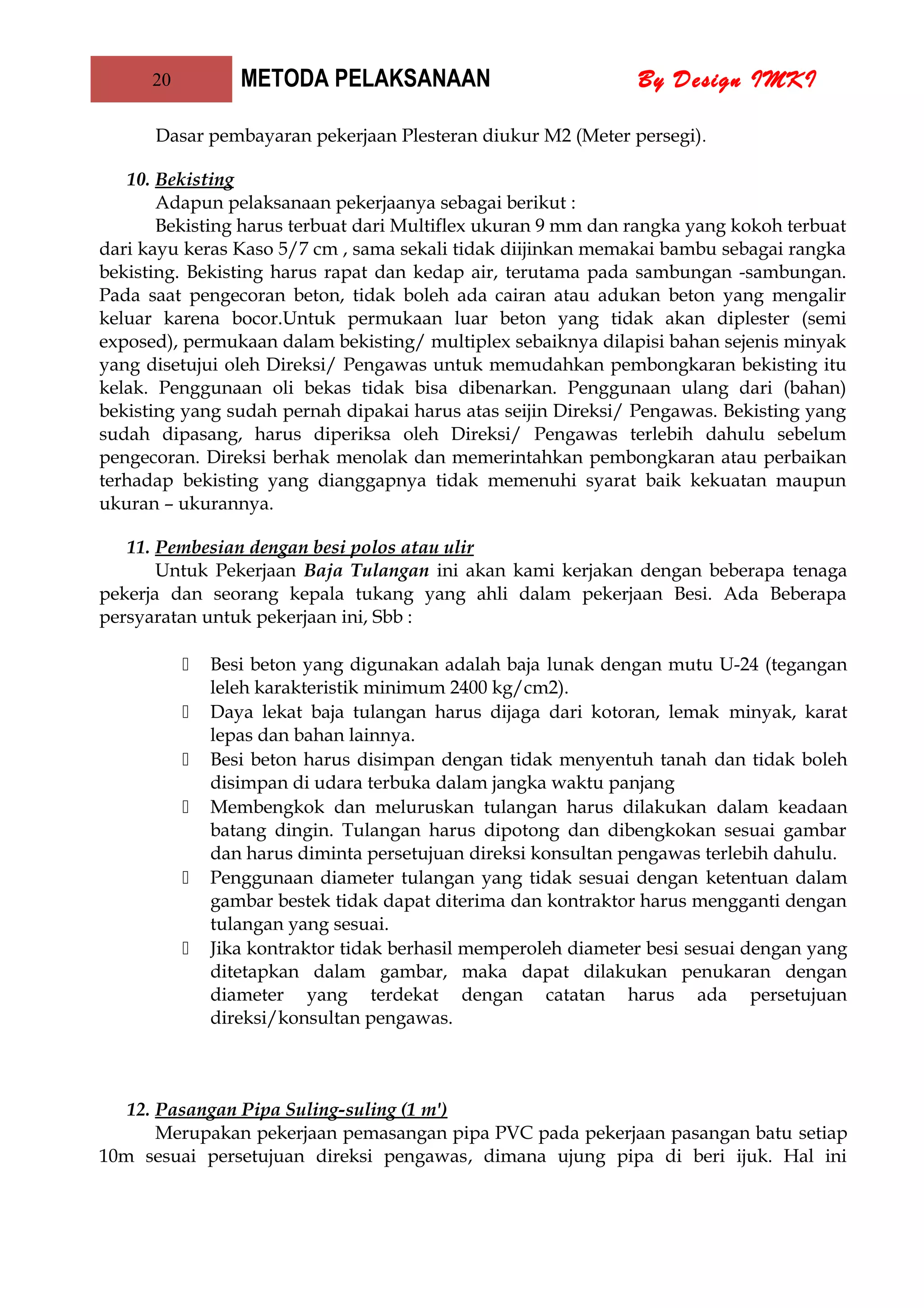 Metoda pelaksanaan Sheet Pile | DOC