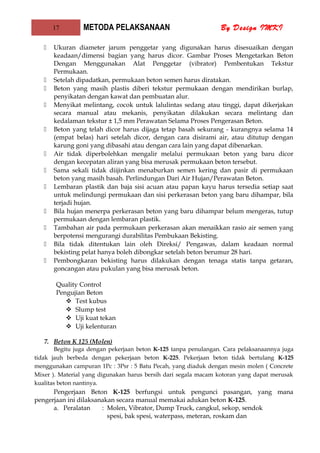 Metoda pelaksanaan Sheet Pile | DOC