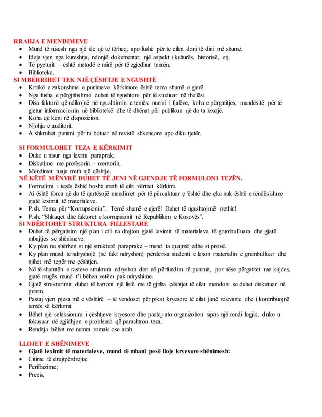 Metodat e Hulumtimit Shkencor kollekiumi 2 | DOC