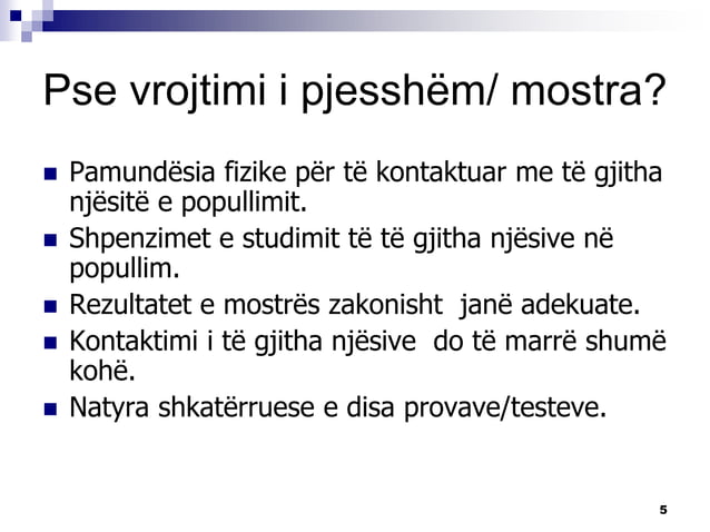 Metodat e zgjedhjes se mostres | PDF