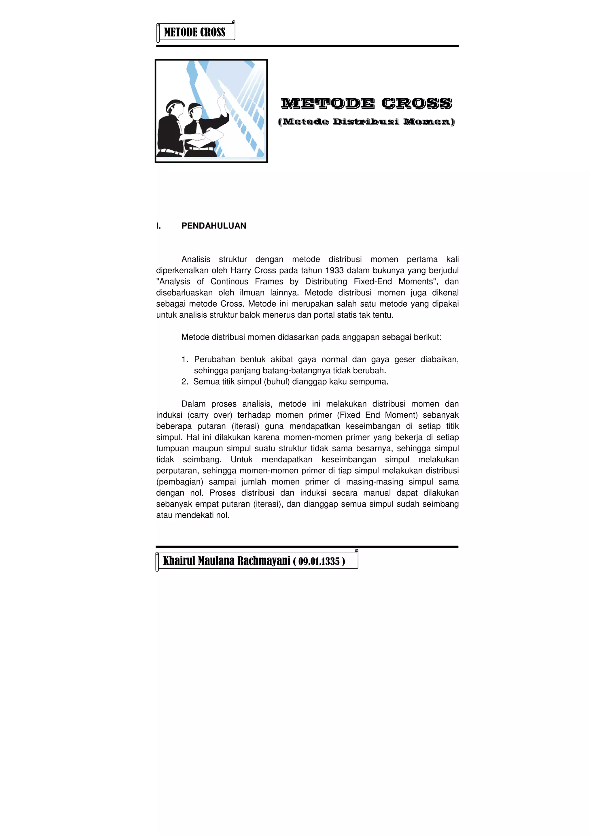 Metode cross | PDF