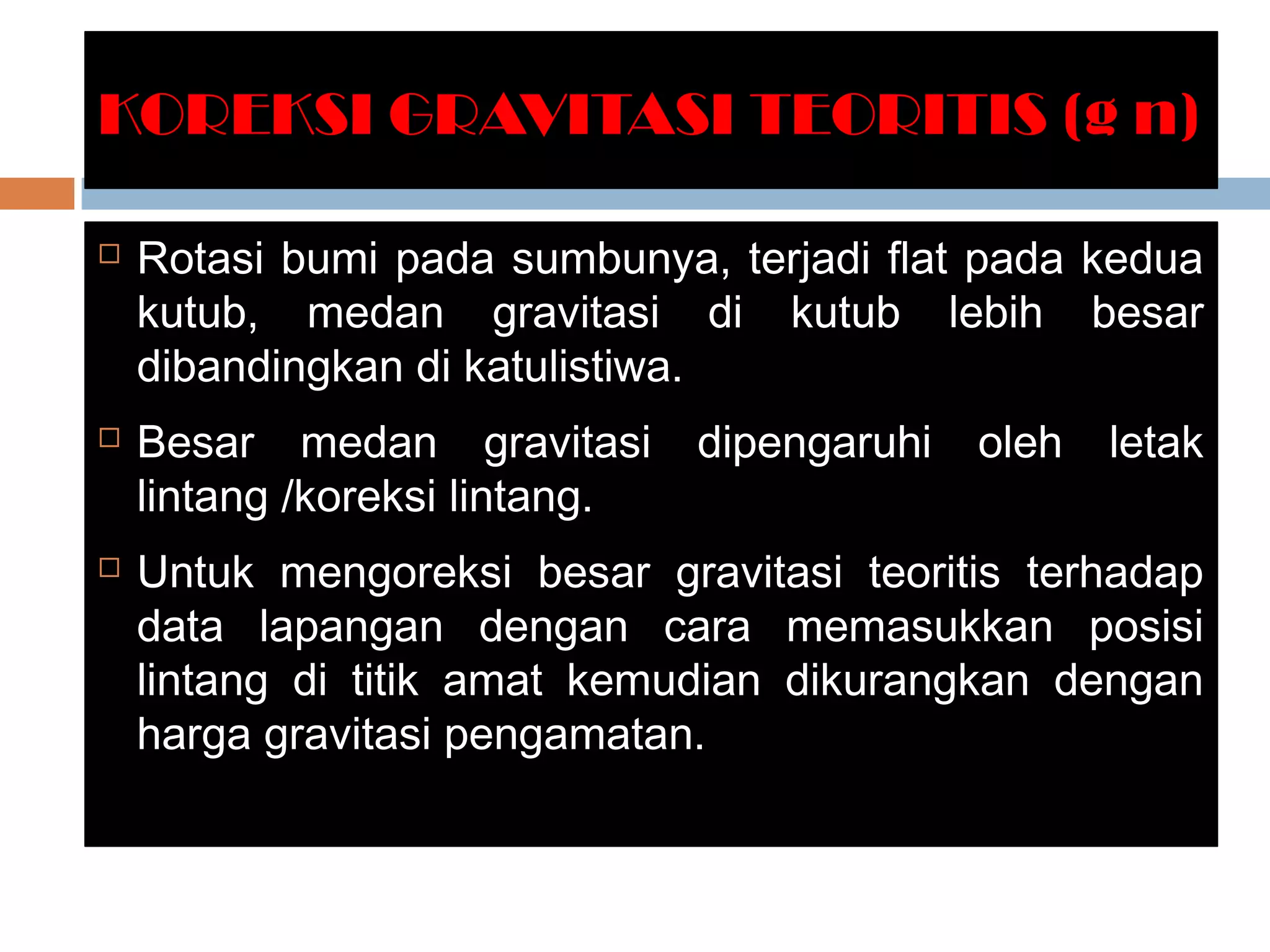 Metode gravitasi | PPT