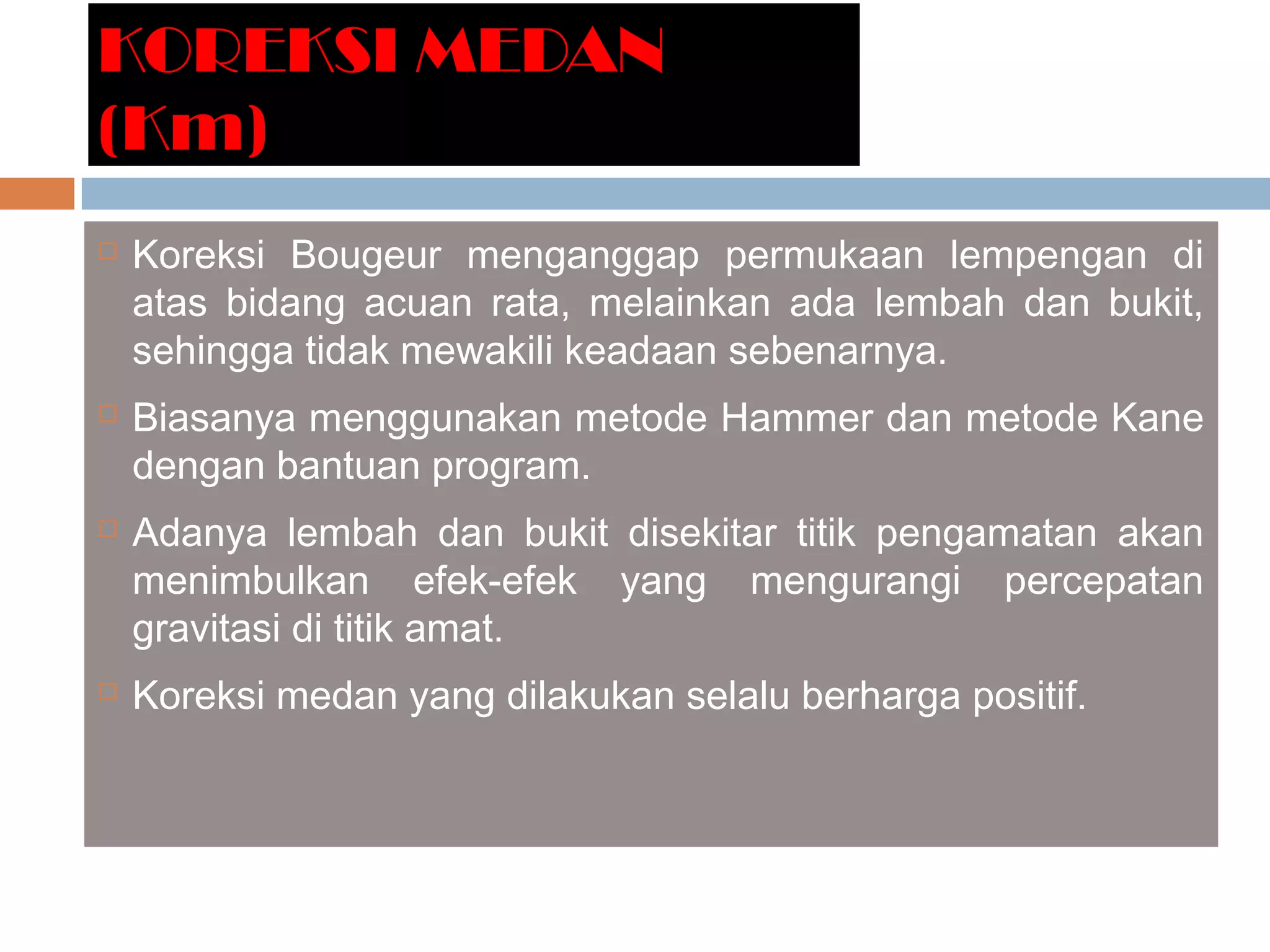 Metode gravitasi | PPT