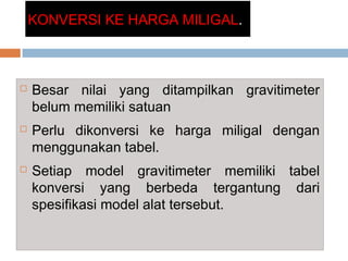 Metode gravitasi | PPT