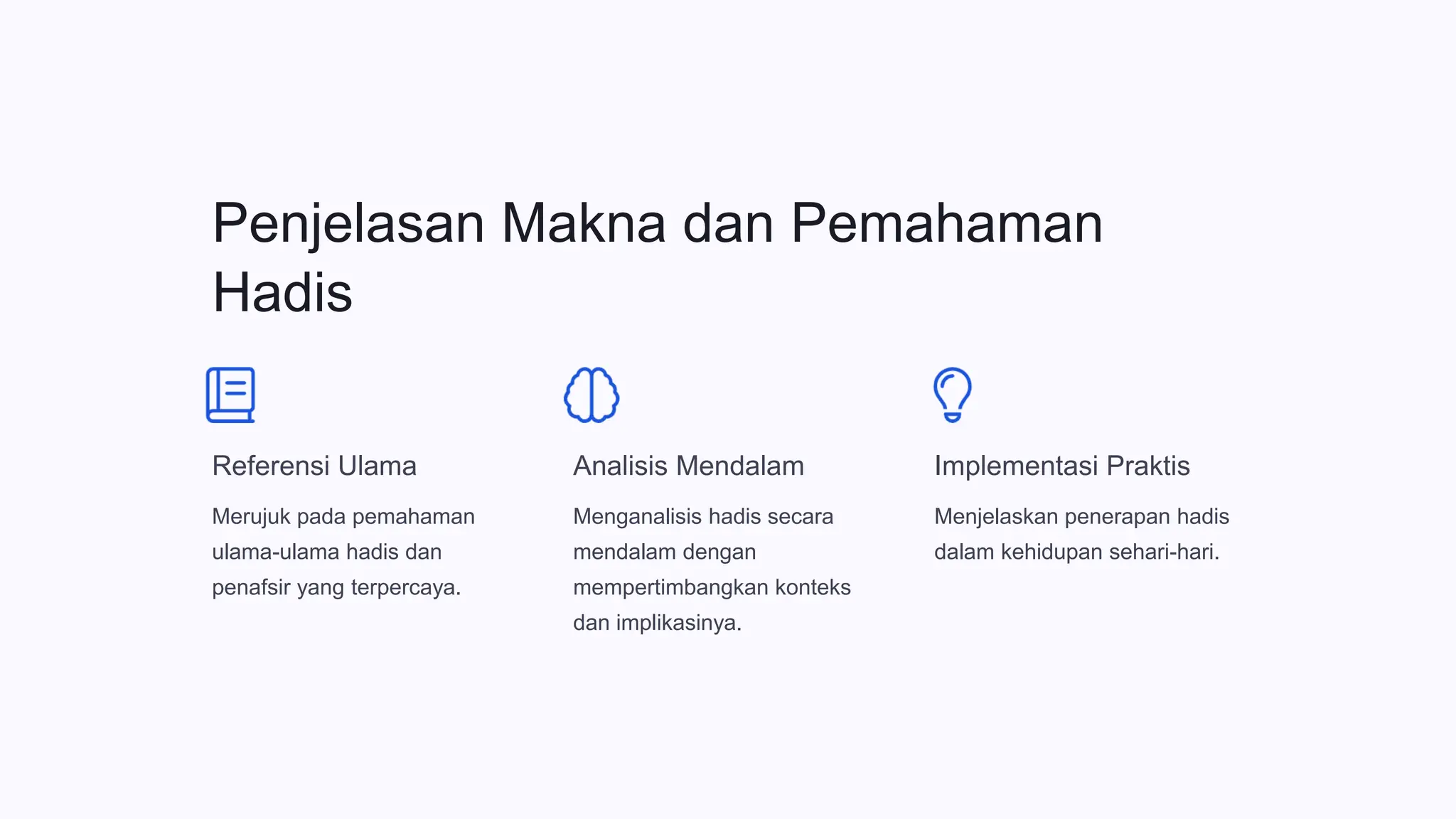 METODE HADIS TEMATIK DALAM STUDI HADIS NABI SAW | PPT