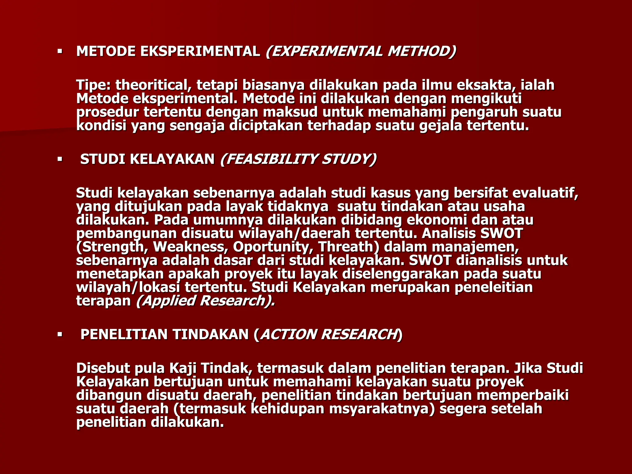 METODE -METODE PENELITIAN PENELITIAN.ppt