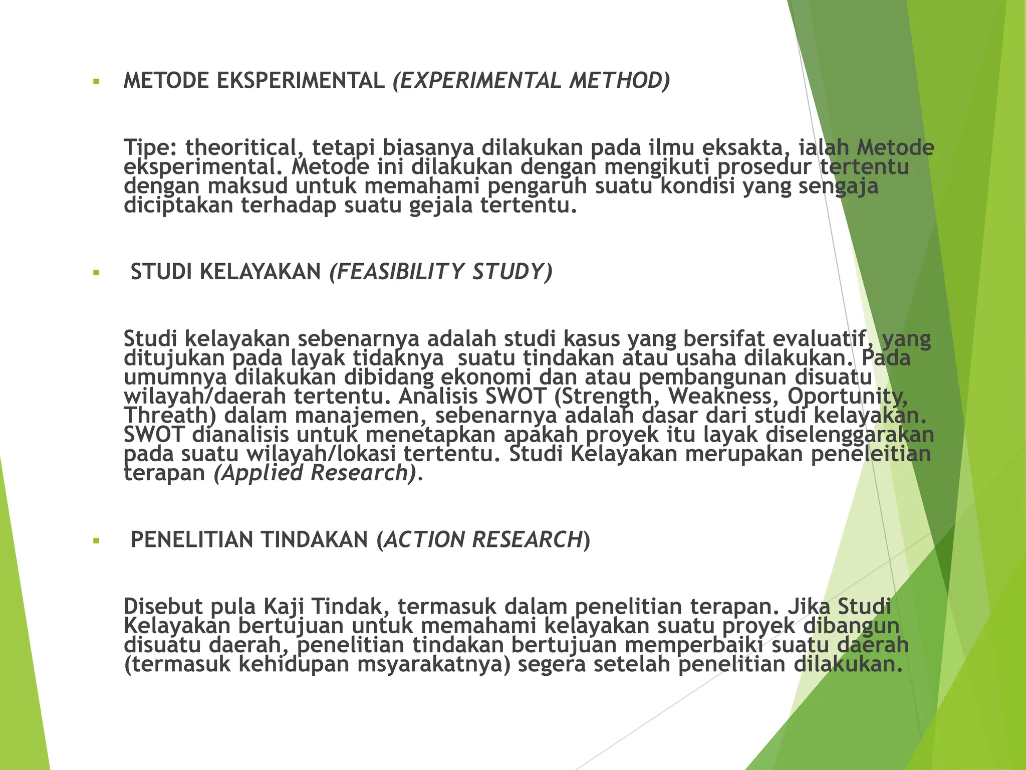 MACAM-MACAM METODE METODE PENELITIAN.ppt