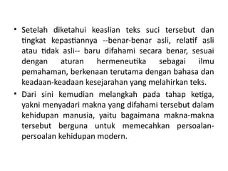 Metode-Penelitian-Kualitatif-14.ppt, hermeneutika al quran dan macam ...