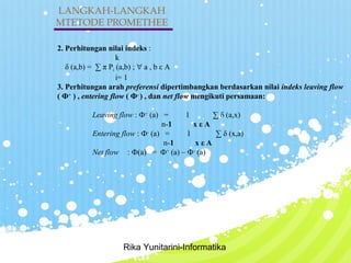 Metode promethee | PPT