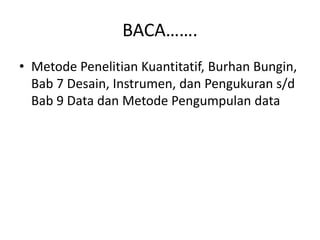 CONTOH POWER POINT SIDANG SKRIPSI PENELITIAN KUANTITATIF | PPT