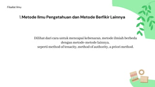 Metode abduksi dan deduksi | PPT