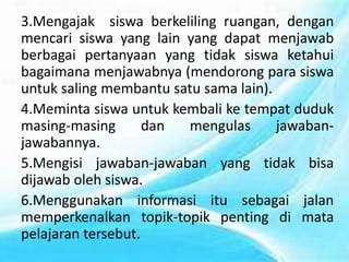 Metode active sharing knowledg | PPTX