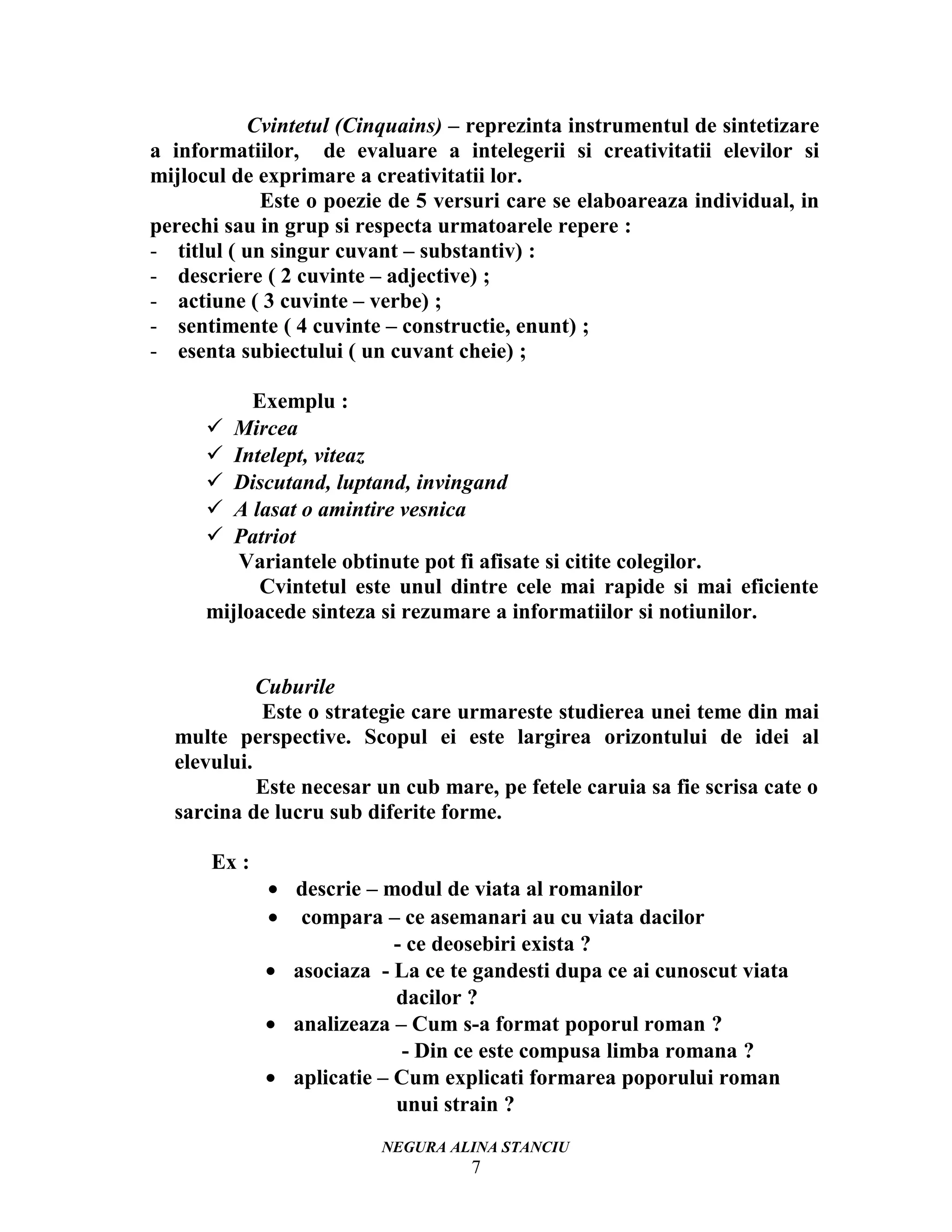 Metode activ participative_istorie | DOC
