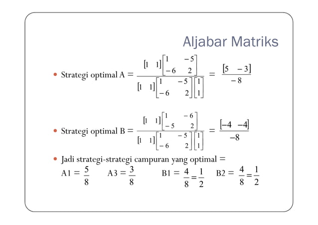 Metode aljabar matriks | PDF