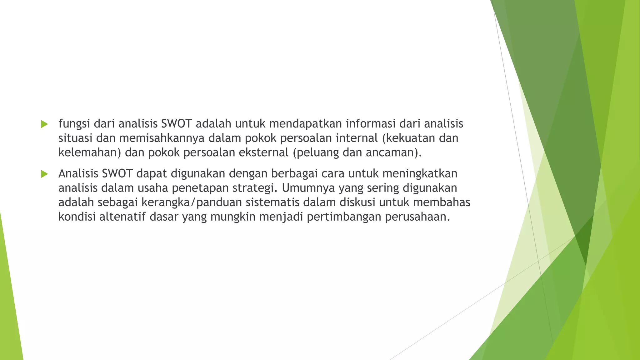 Metode Analisa SWOT pada Keselamatan Tenaga Kerja.pptx