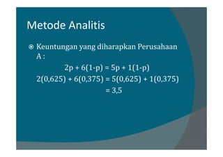 Metode analitis | PDF
