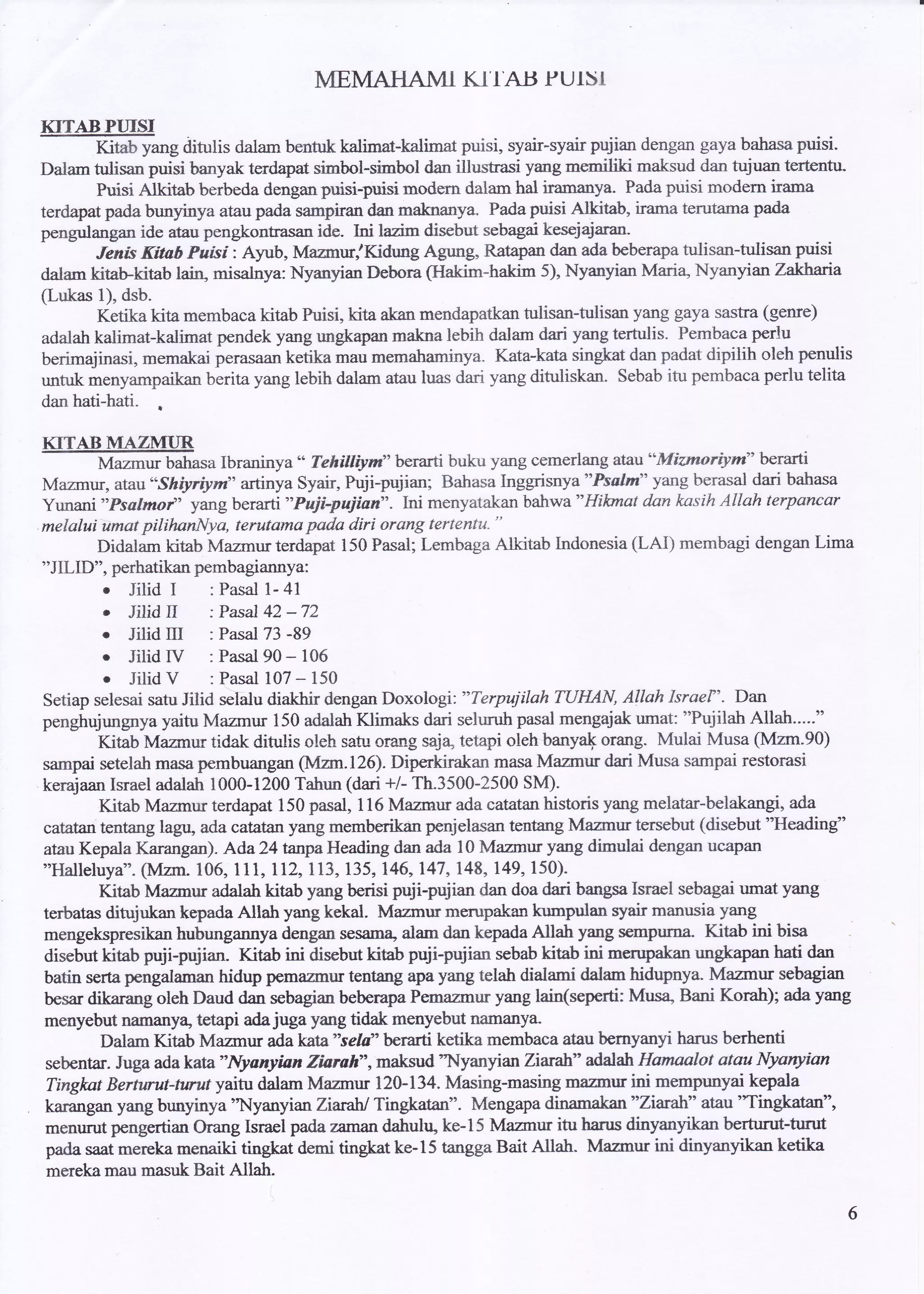 Metode Baca Gali Alkitab (BGA) | PDF