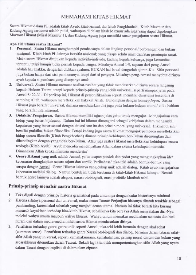 Metode Baca Gali Alkitab (BGA) | PDF