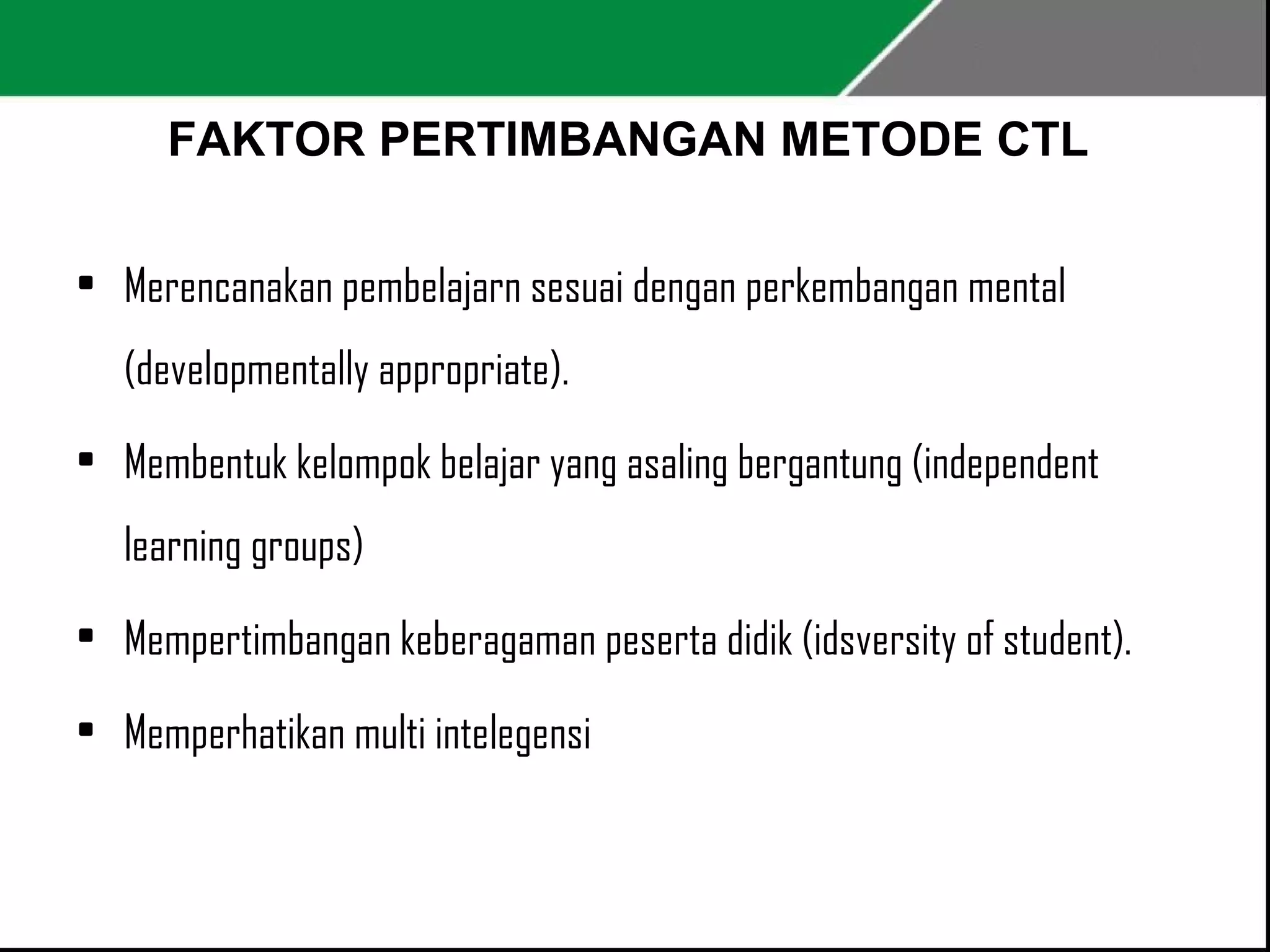 Metode ctl | PPT