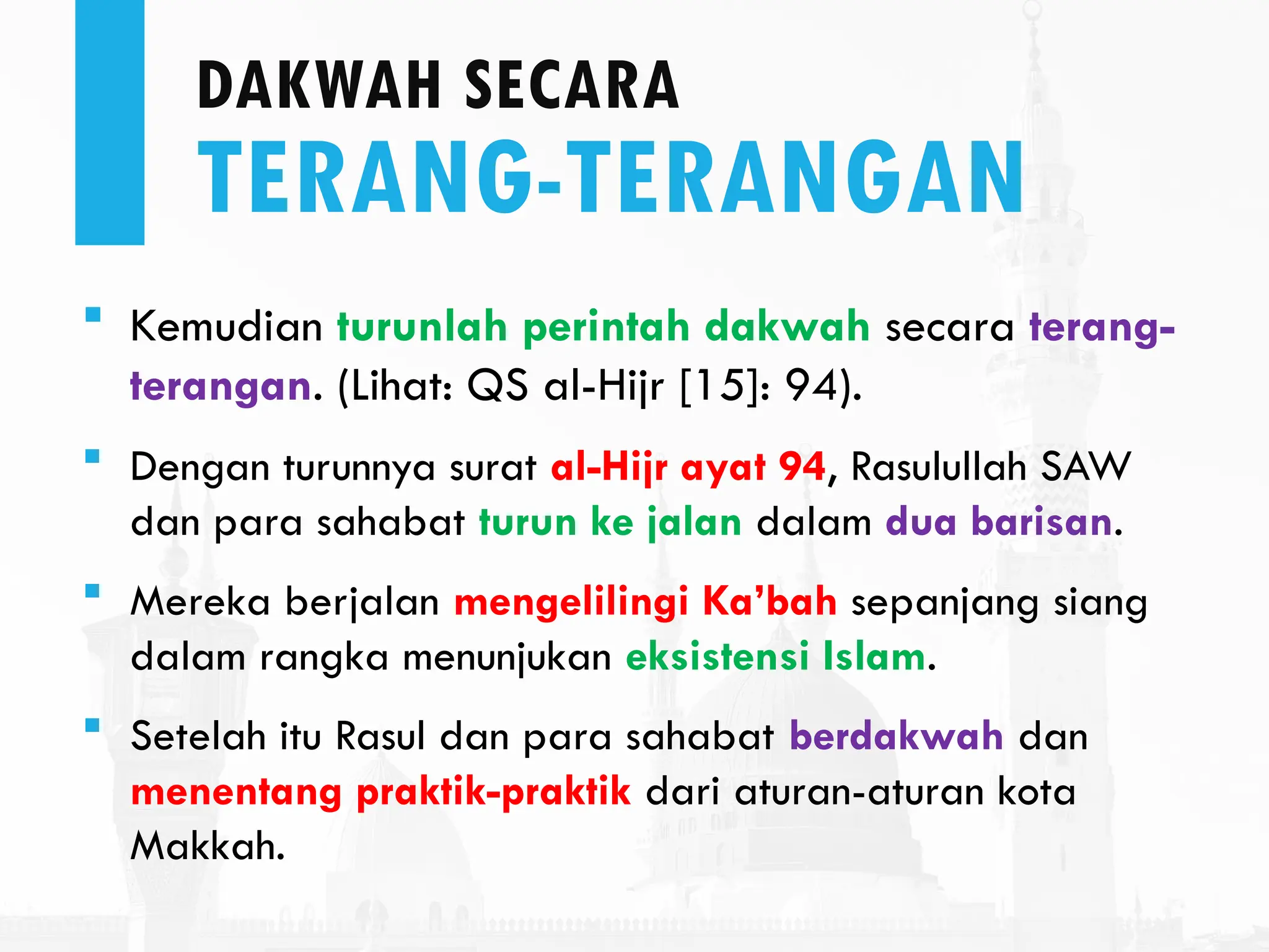 Metode Dakwah Rasulullah SAW - Nasihat Ustadz.pptx