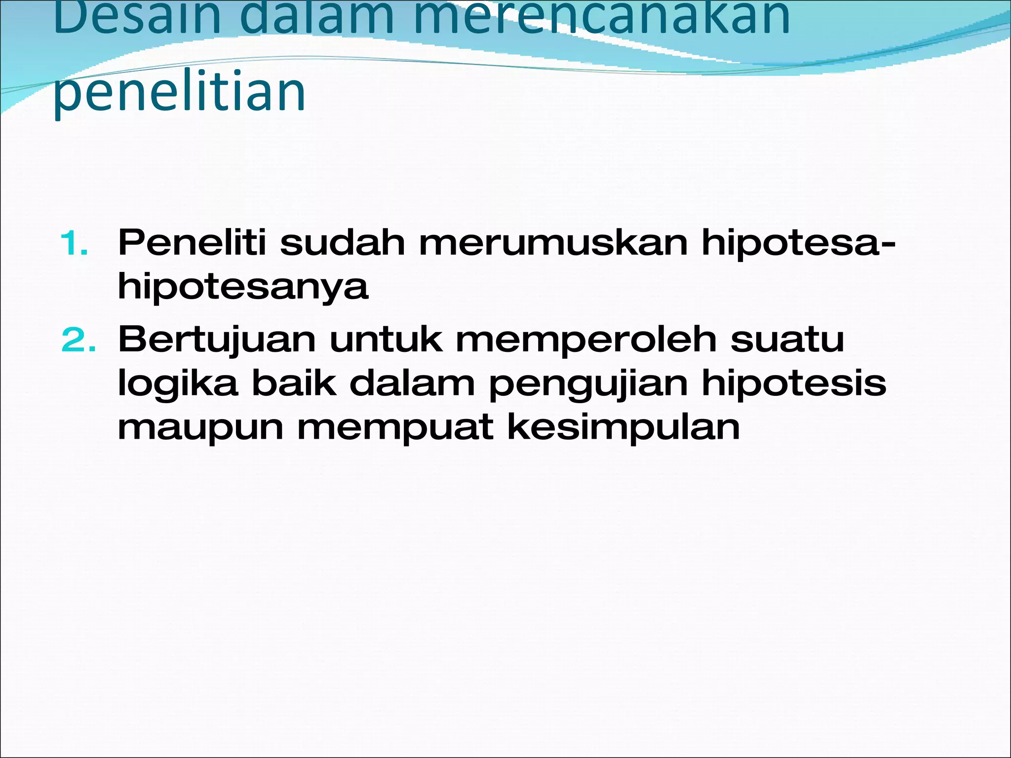 Metode Dan Desain Riset | PPT