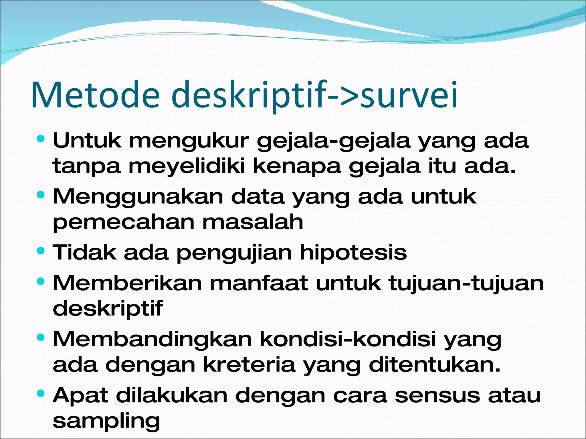 Metode Dan Desain Riset | PPT