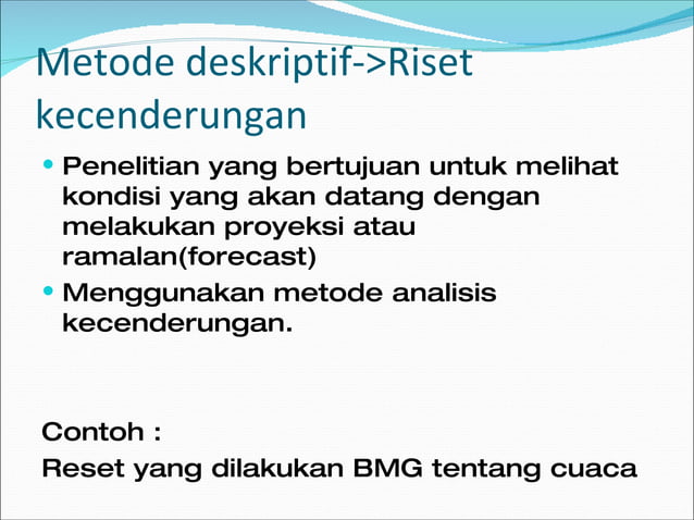Metode Dan Desain Riset | PPT