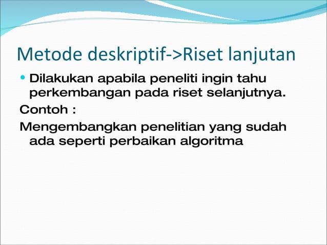 Metode Dan Desain Riset | PPT