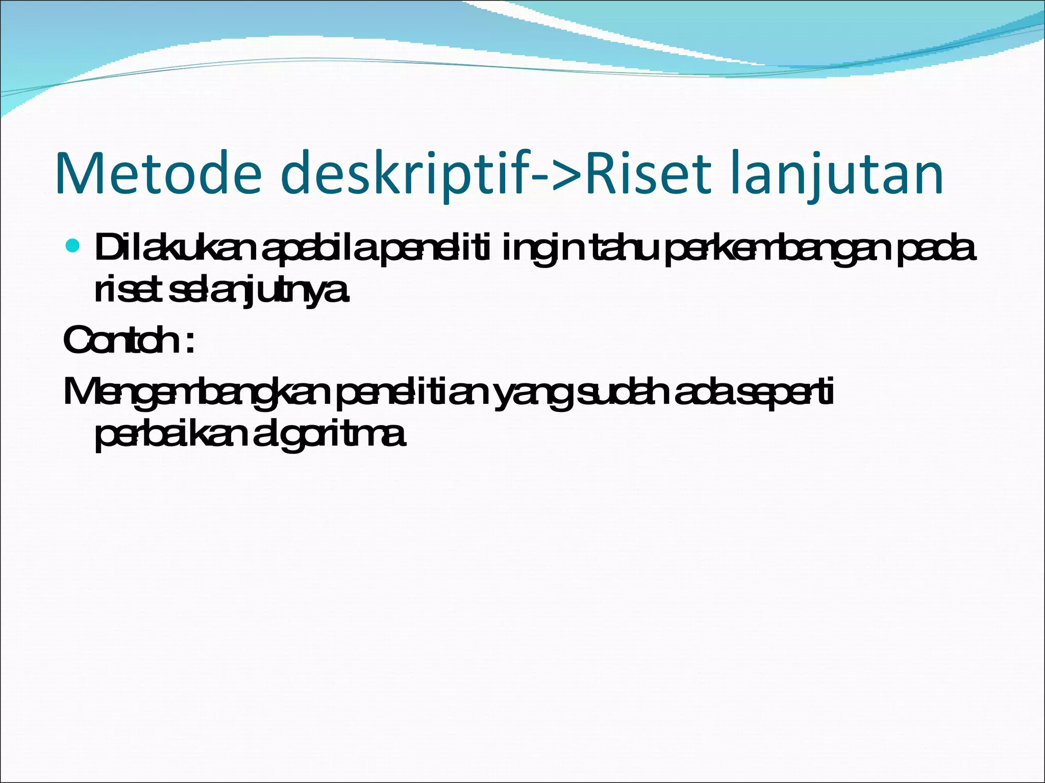 Metode Dan Desain Riset | PPT