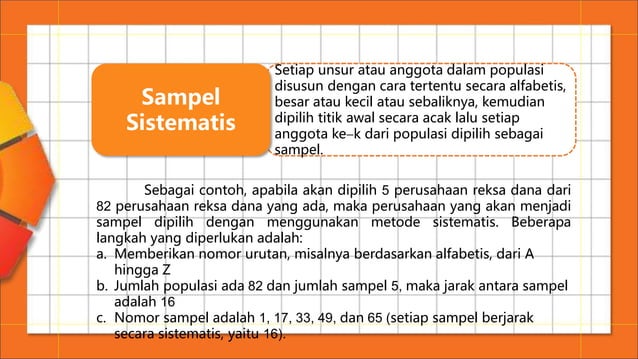 Metode dan Distribusi Sampling | PPTX