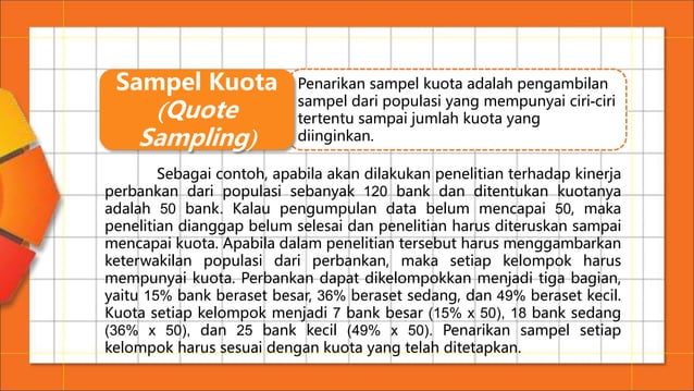 Metode dan Distribusi Sampling | PPTX